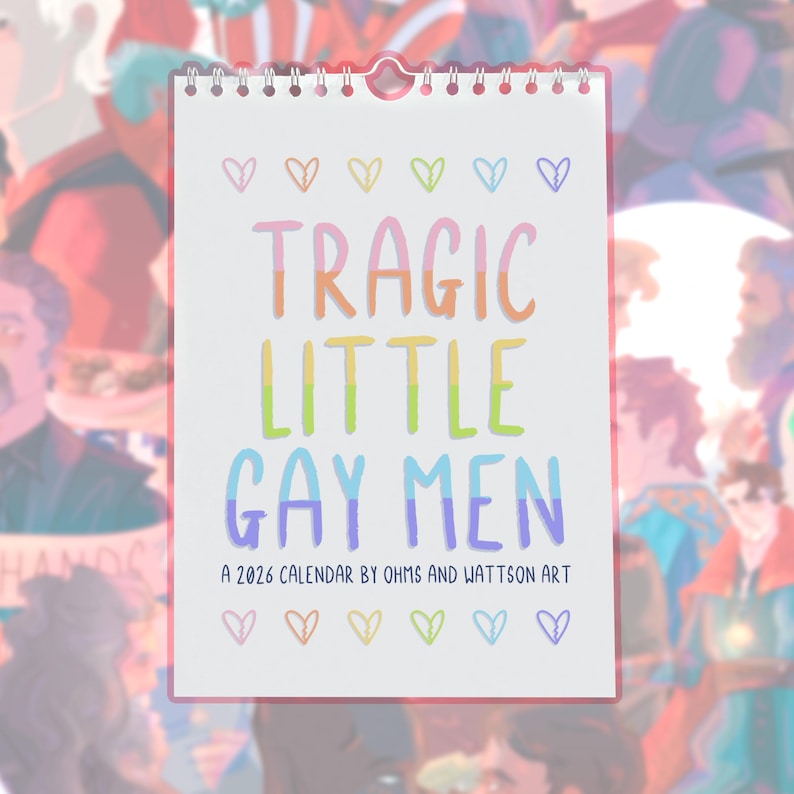 Tragic Little Gay Men Calendar 2026 - Etsy