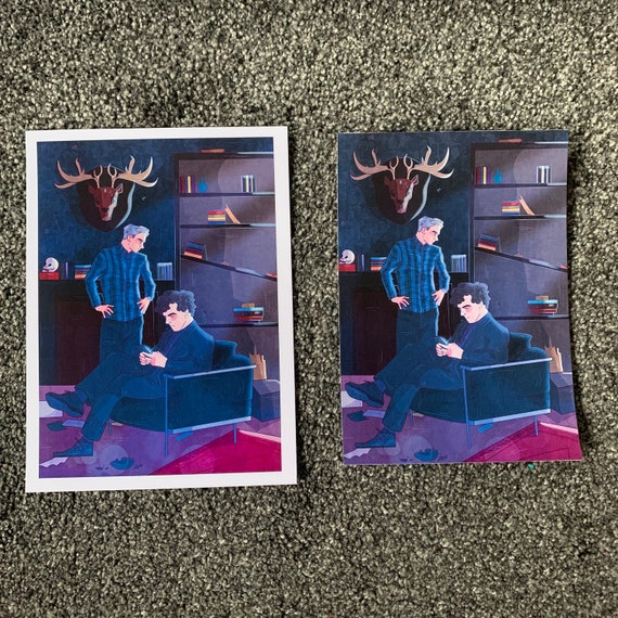 Johnlock Dramatic Print | Etsy