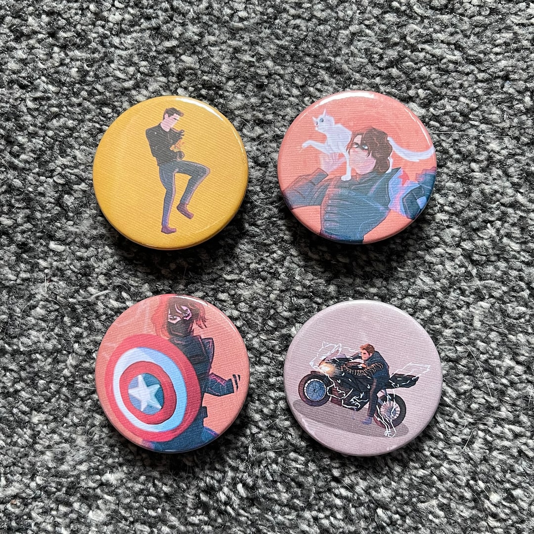 Bucky Barnes Pin Pack - Etsy