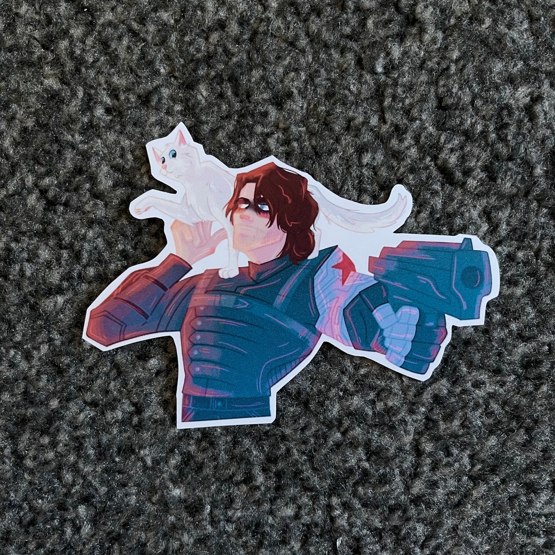 Bucky Winter Soldier Alpine Waterproof Vinyl Sticker - Etsy
