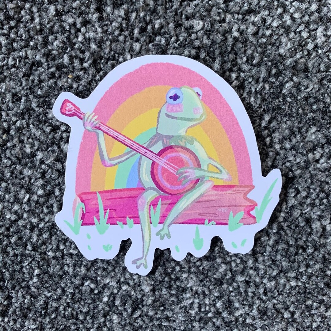 Rainbow Connection Waterproof Vinyl Sticker - Etsy