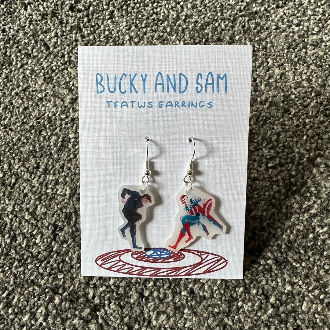 Bucky and Sam TFATWS Earrings - Etsy