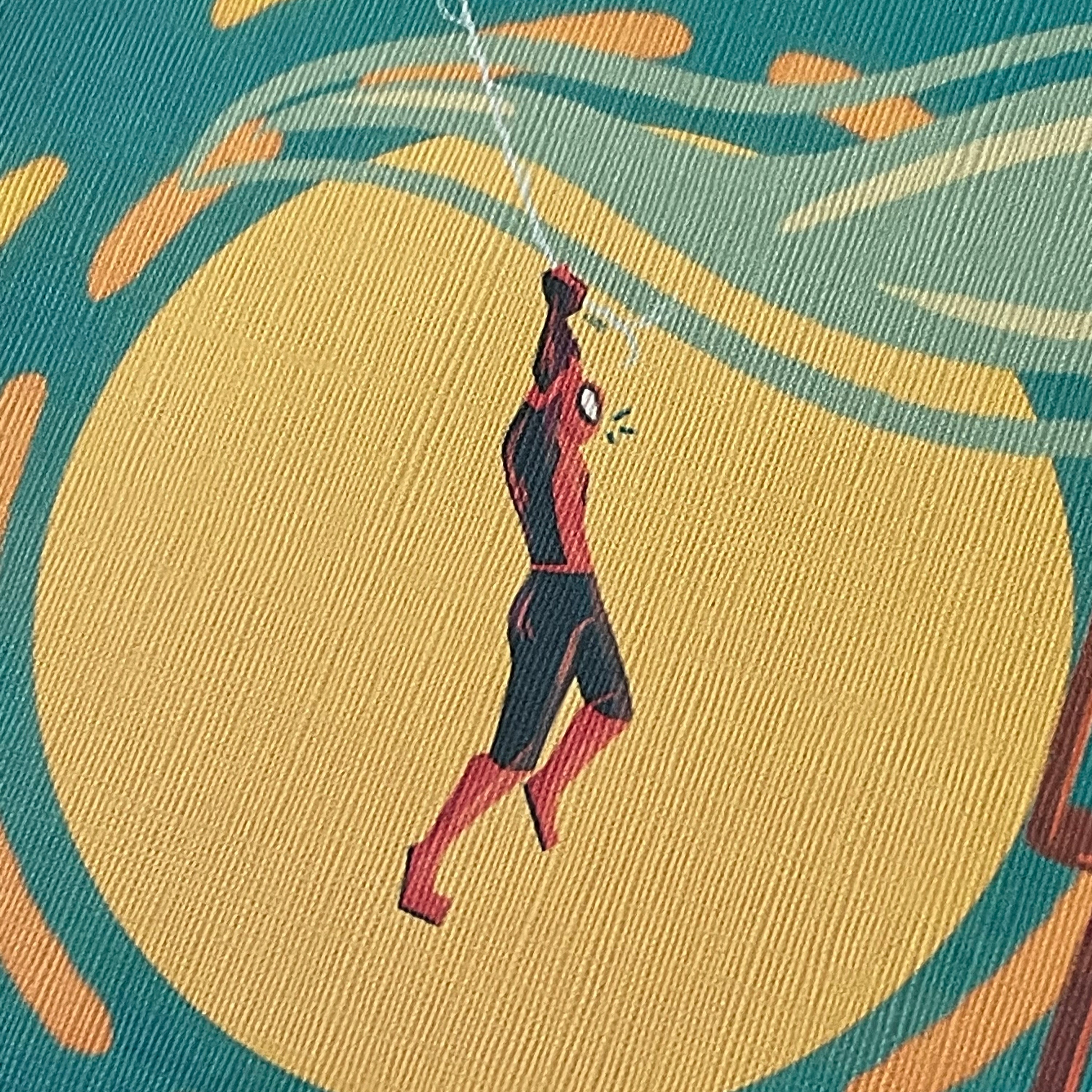 Spidey Swing Spiderman Print - Etsy