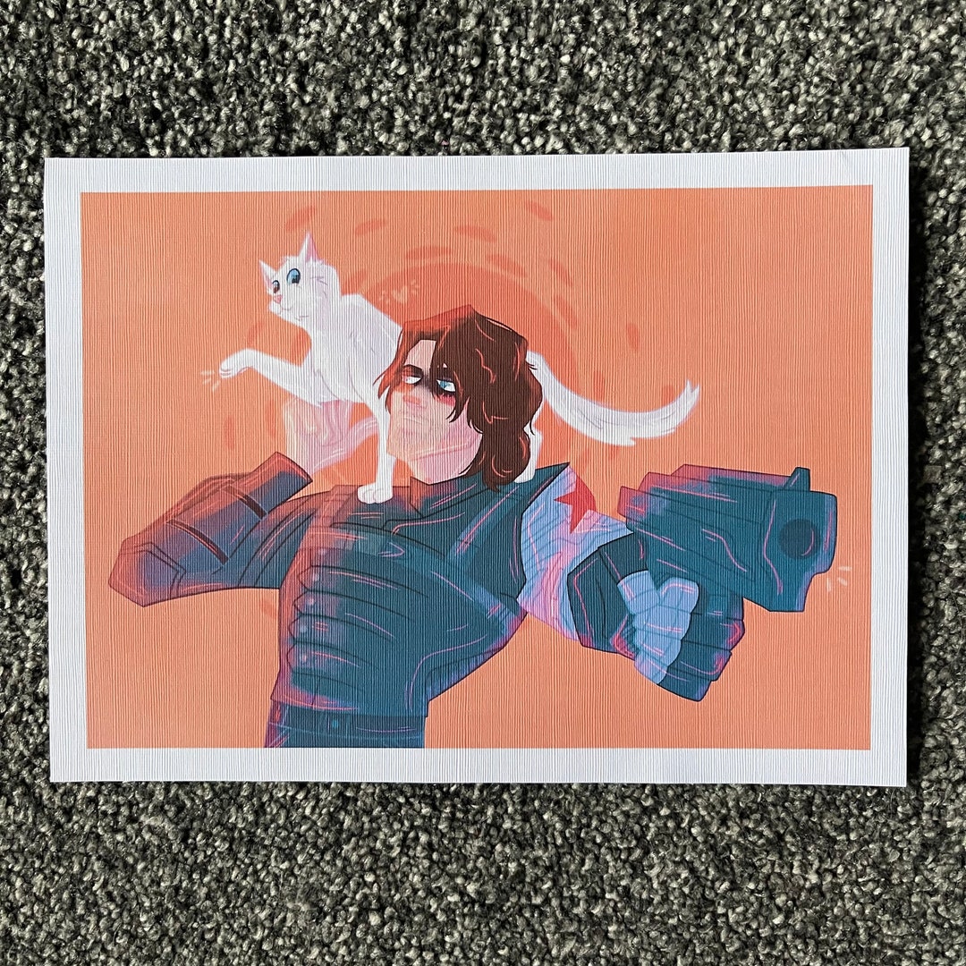 Winter Soldier Bucky Alpine Print - Etsy