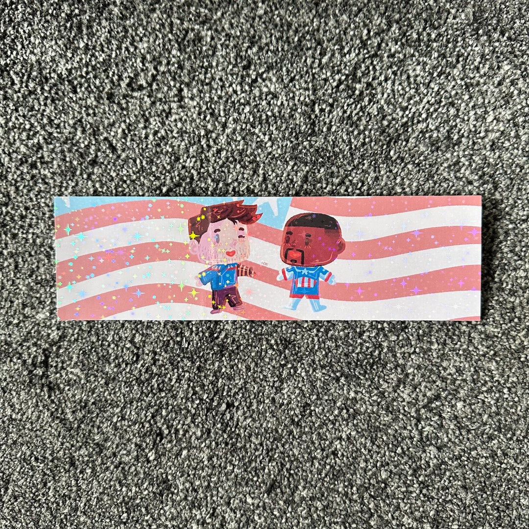 TFATWS Sam and Bucky Holographic Bumper Sticker - Etsy