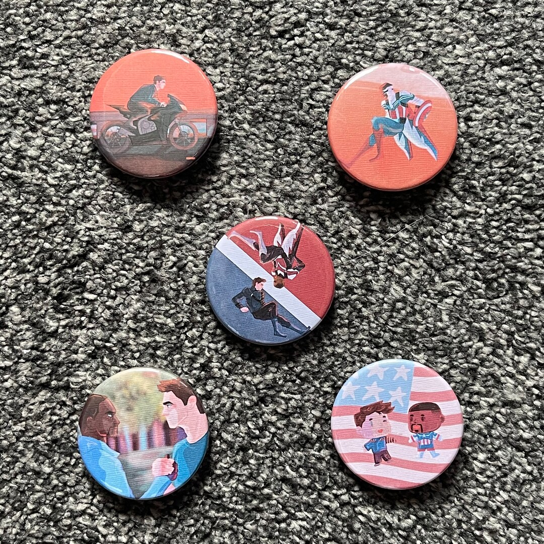The Falcon and the Winter Soldier Pin Pack - Etsy