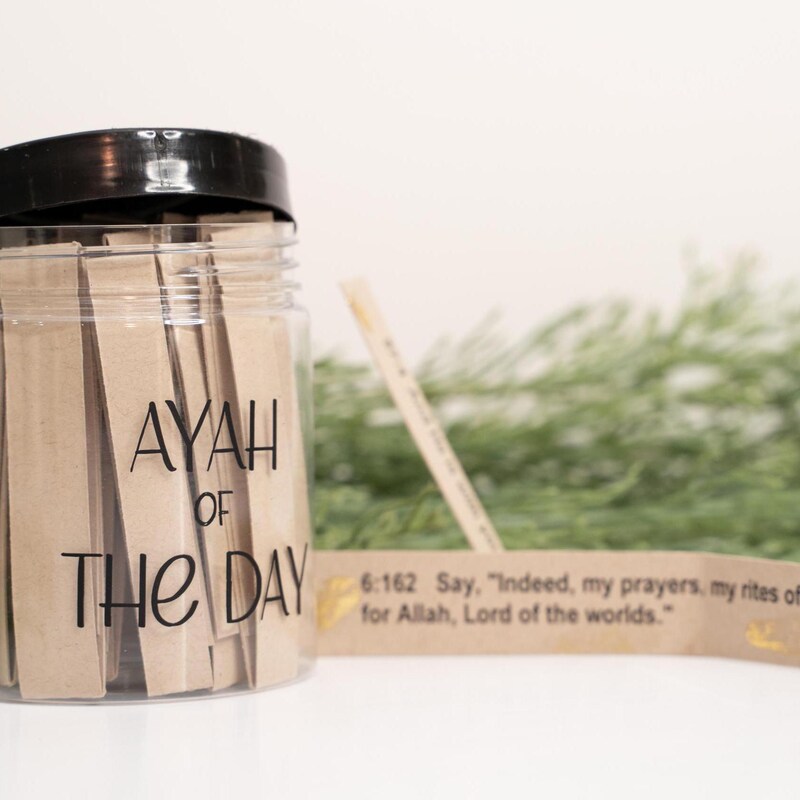 Quran Verses in a Jar - Etsy