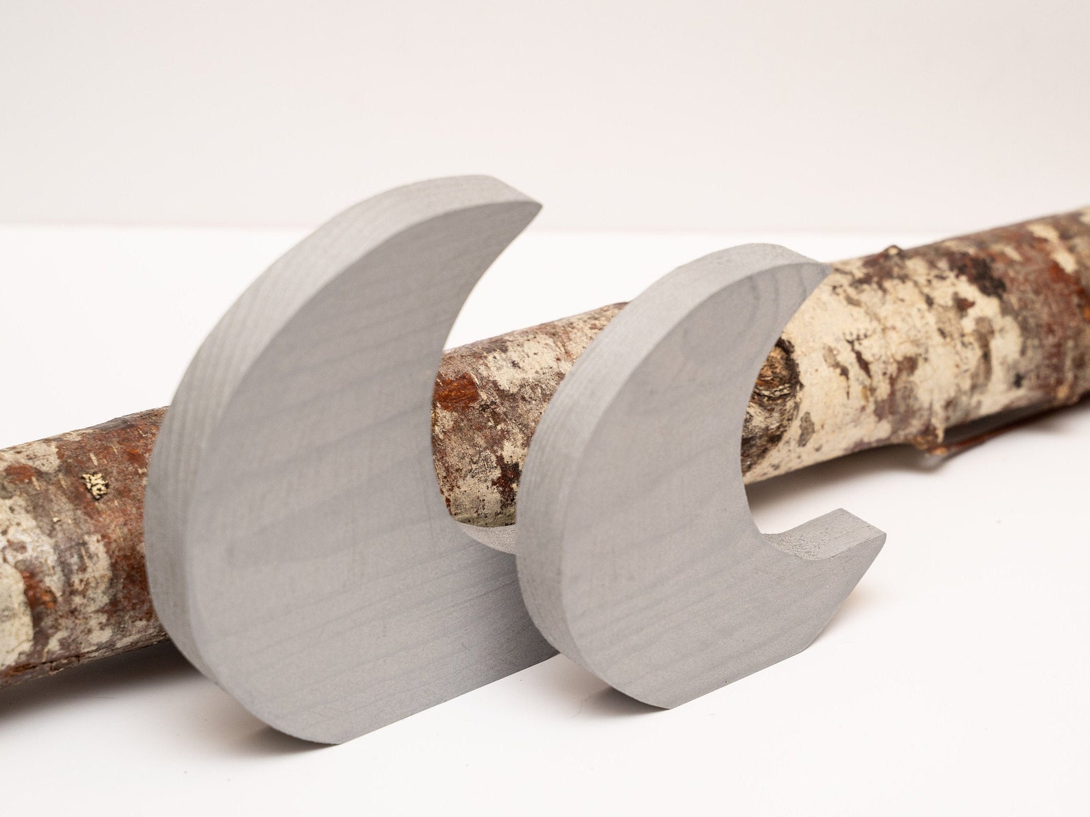 Mini Wood Crescent Moon Wood Moon Modern Ramadan Decor | Etsy