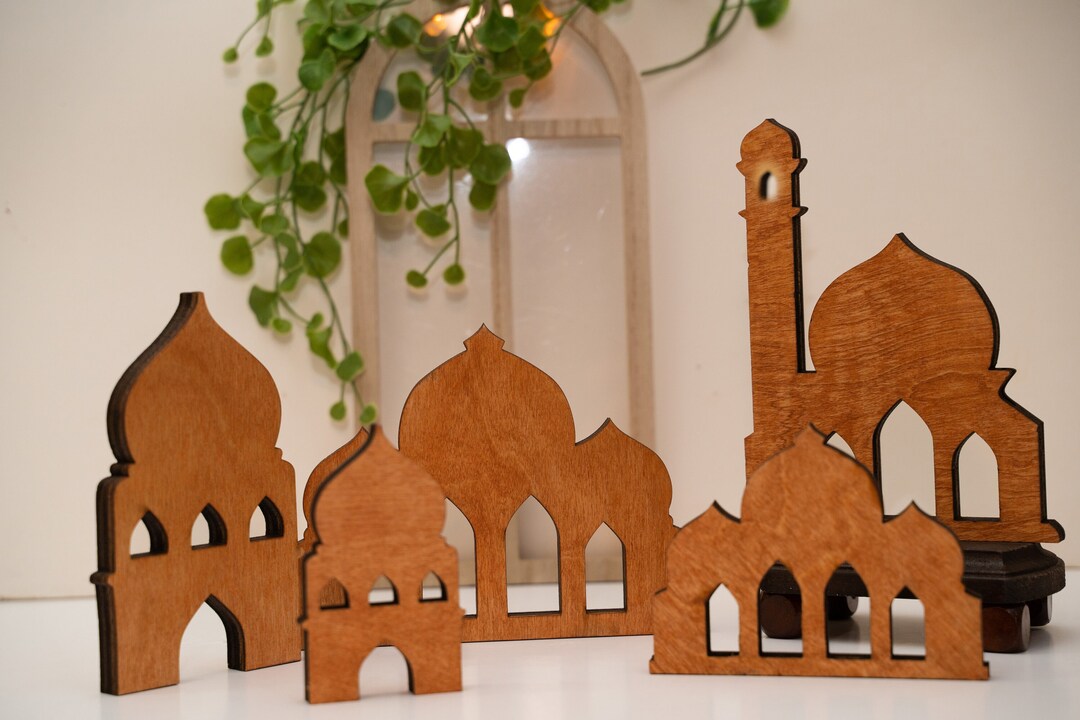 Ramadan Village, Wood Mosque, Islamic Home Decor, Mosque Village ...