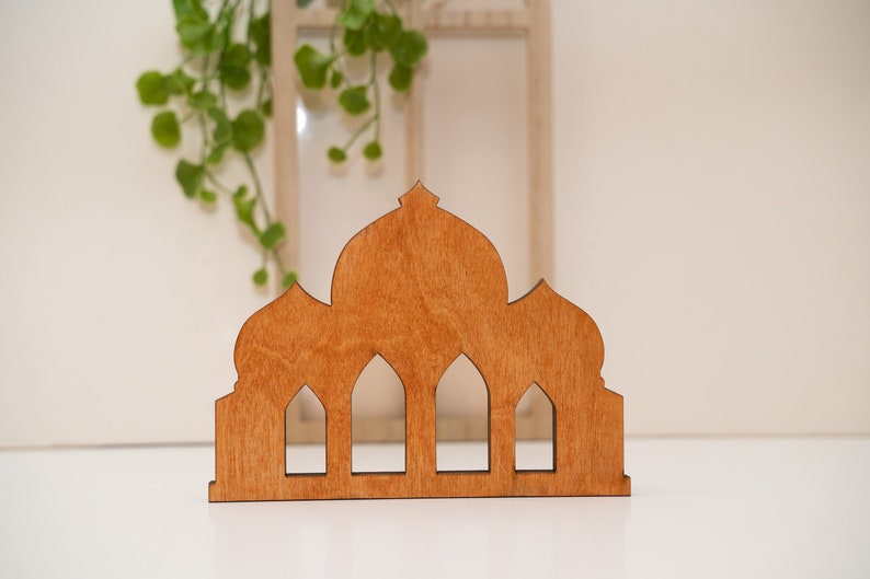 Ramadan Village Wood Mosque Islamic Home Decor Eid Decor - Etsy