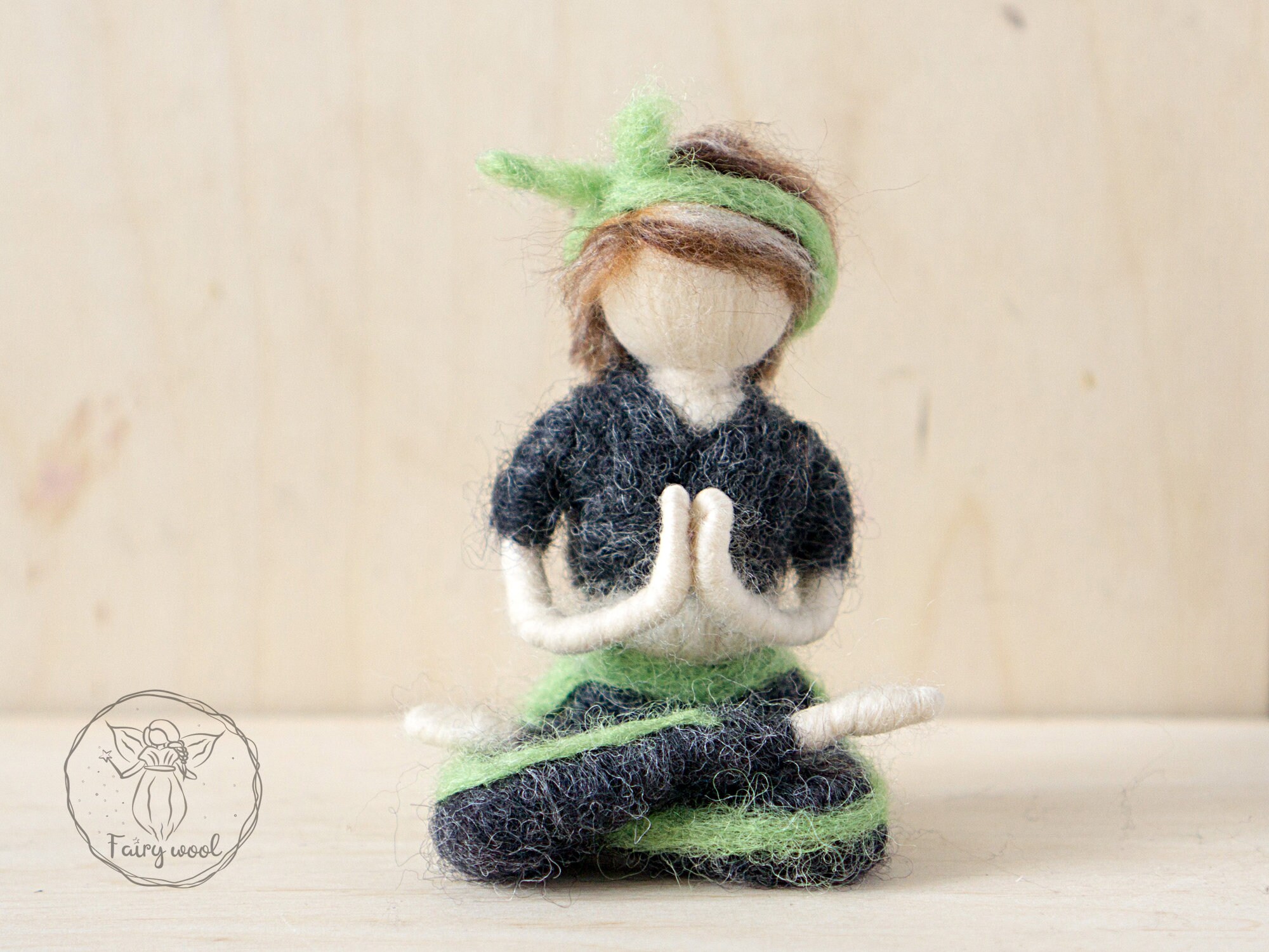 Personalized Yoga Doll. Felted Gift Decor for Master Yoga - Etsy