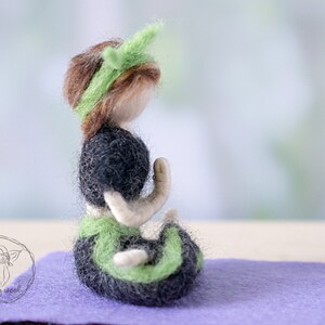 Personalized Yoga Doll. Felted Gift Decor for Master Yoga Teacher ...