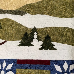 North Woods Log Cabin Handmade Quilt - Etsy