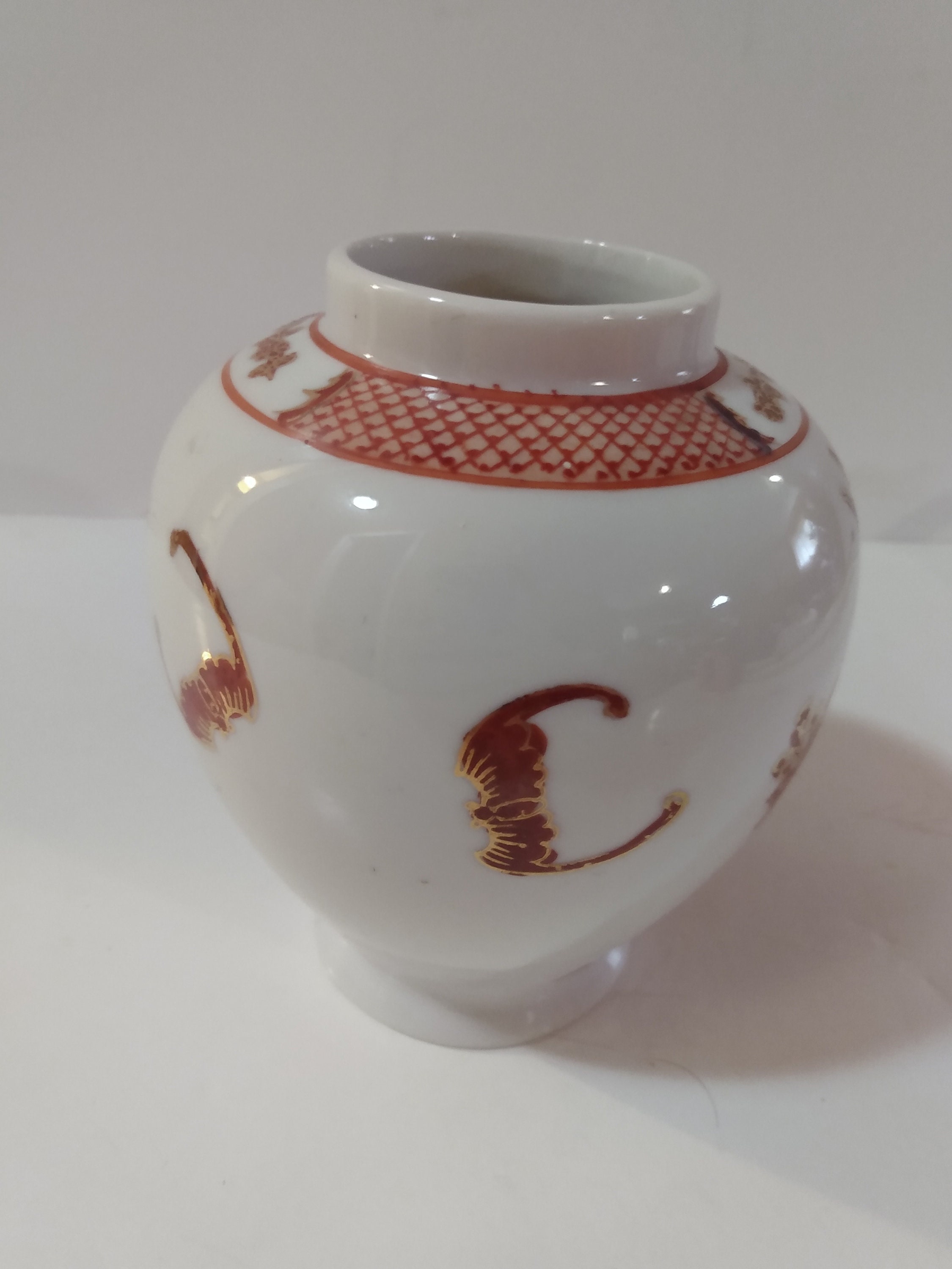 Vintage Small Asian Vase Decorated in Hong Kong Gift Chinese - Etsy
