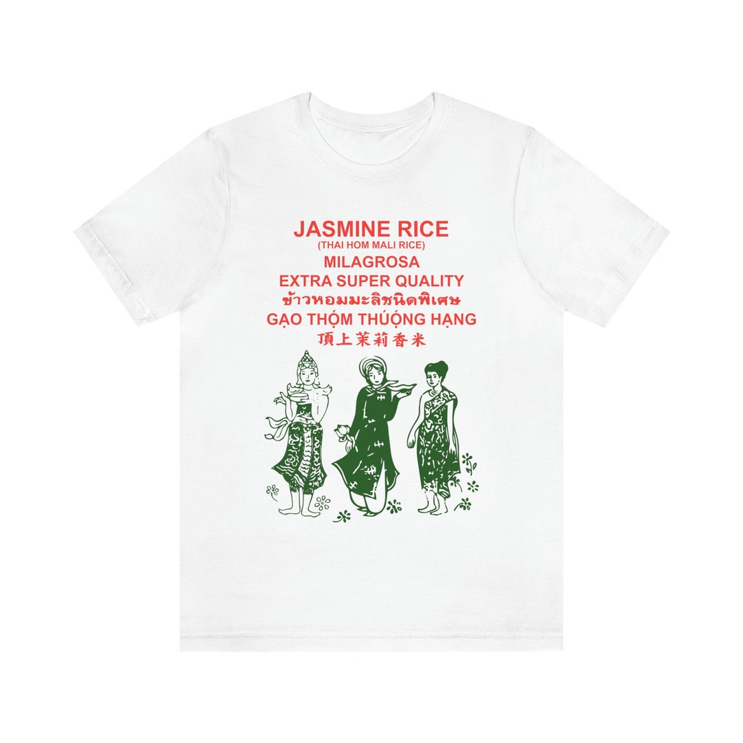 Jasmine Rice Unisex Shirt | Gifts for Rice | Asian Tee Foodie Shirt ...