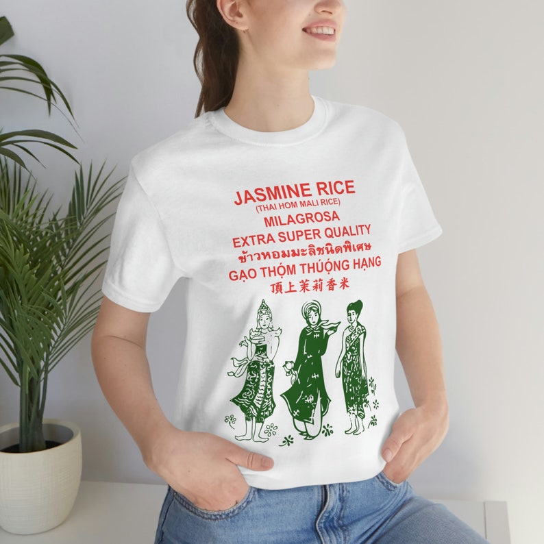 Jasmine Rice Unisex Shirt | Gifts for Rice | Asian Tee Foodie Shirt ...