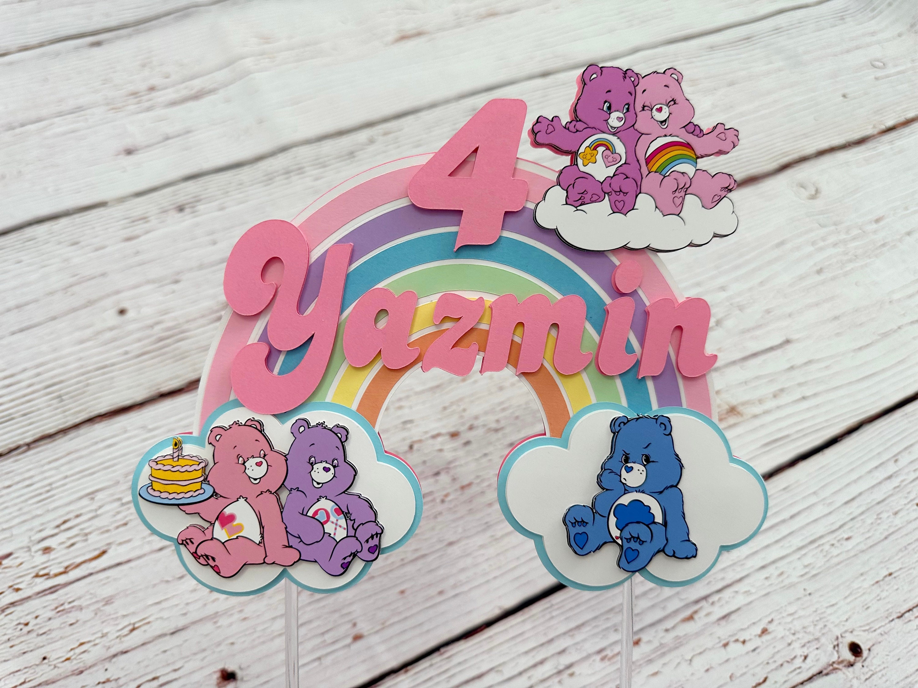 Care Bears Cake Topper / Care Bears Rainbow Cake Topper - Etsy