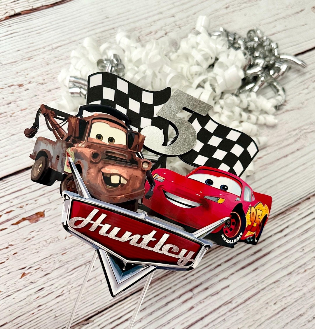 Lighting Mcqueen Cake Topper / Tow Mater Cake Topper / Cars Cake Topper ...