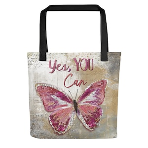 Yes You Can Tote Bag - Etsy