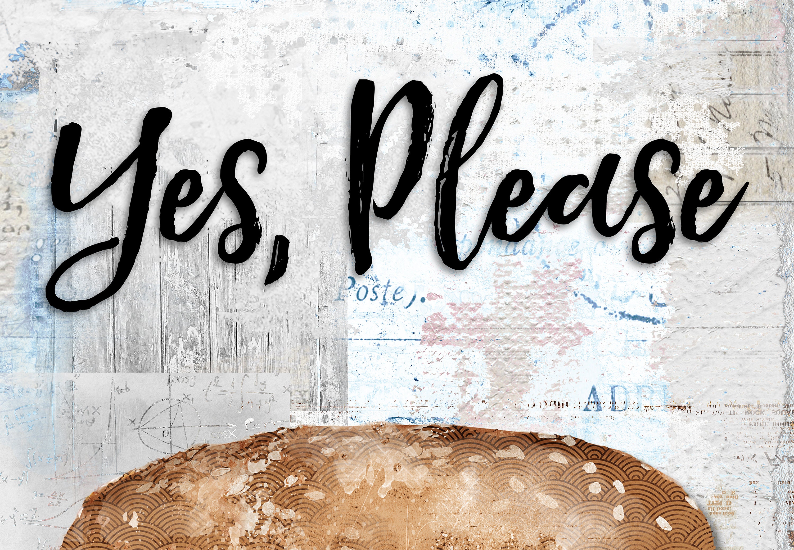 Yes Please Cheeseburger Art Print | Etsy