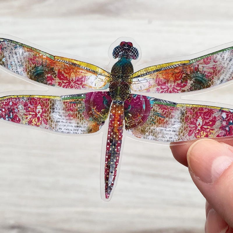 Dragonfly Sticker - Etsy