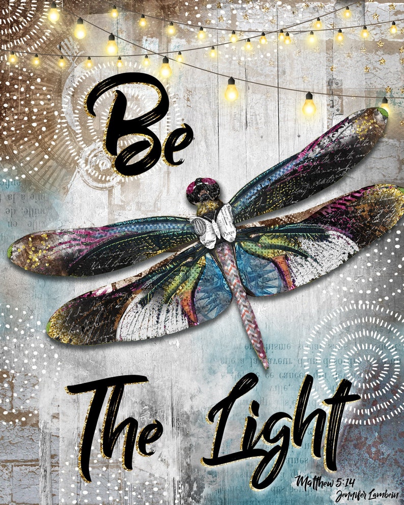 Be The Light Art Print | Etsy
