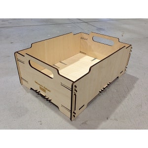 Stackable Box CNC Storage Box Vector Graphics DXF for Laser Cnc and CNC ...