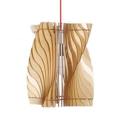 Wooden Lamp Shade CNC Interior Furniture Vector Graphics DXF - Etsy