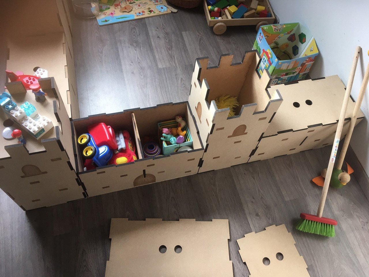 Toy Box CNC Interior Furniture Vector Graphics DXF for Laser Cnc and ...