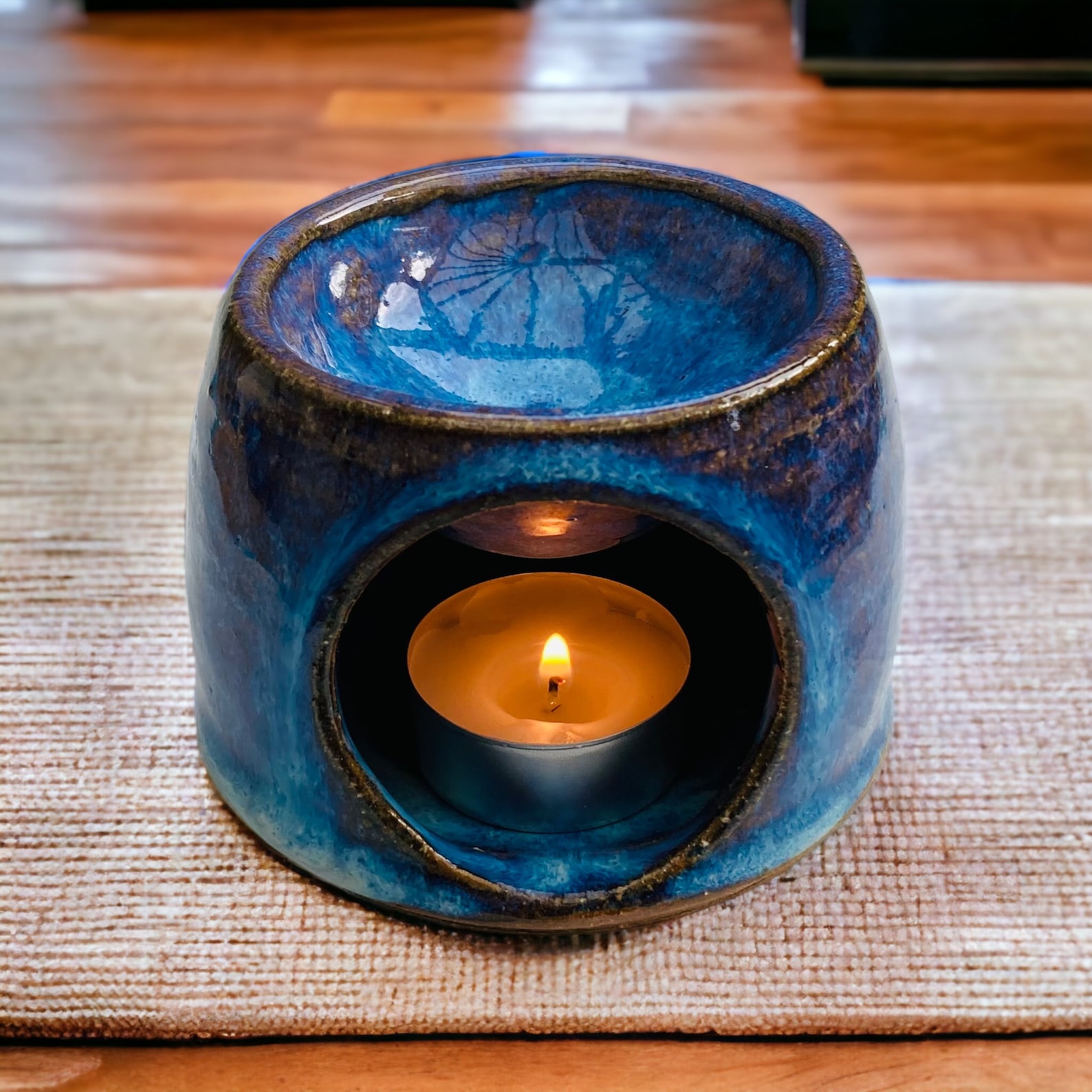 Handmade Oil Burner Essential Oil Burner Wax Burner Pottery Ceramic ...