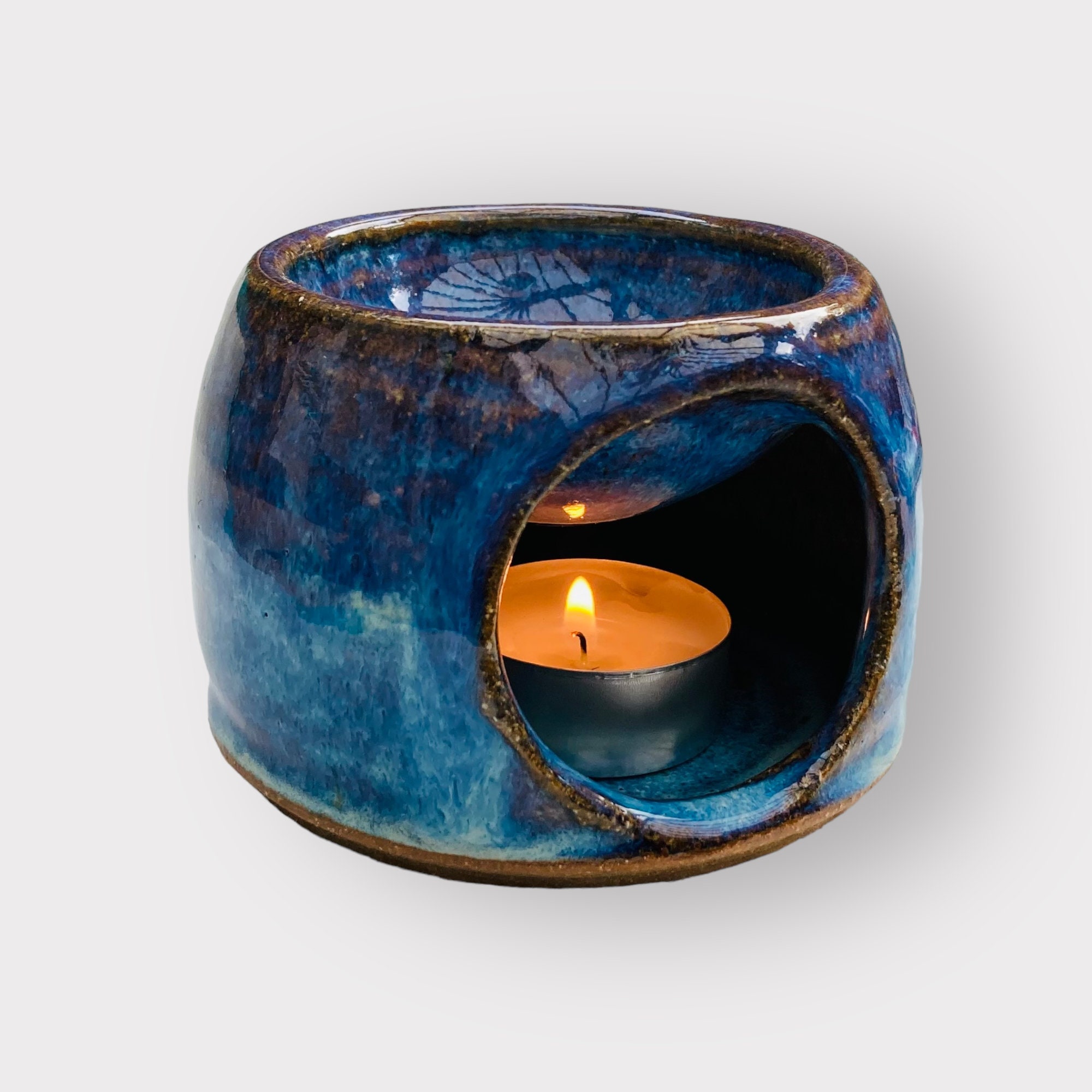 Handmade Oil Burner Essential Oil Burner Wax Burner Pottery Ceramic ...