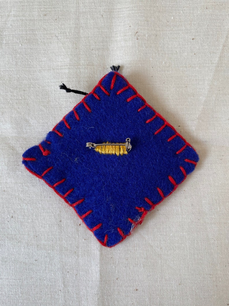 Handmade felt lightning bug patch Cottagecore Embroidery | Etsy