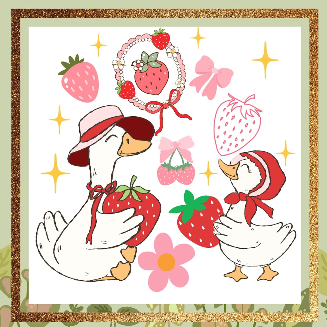 Kawaii Duck Clipart PNG – Digital Download With 2 Cute Ducks ...