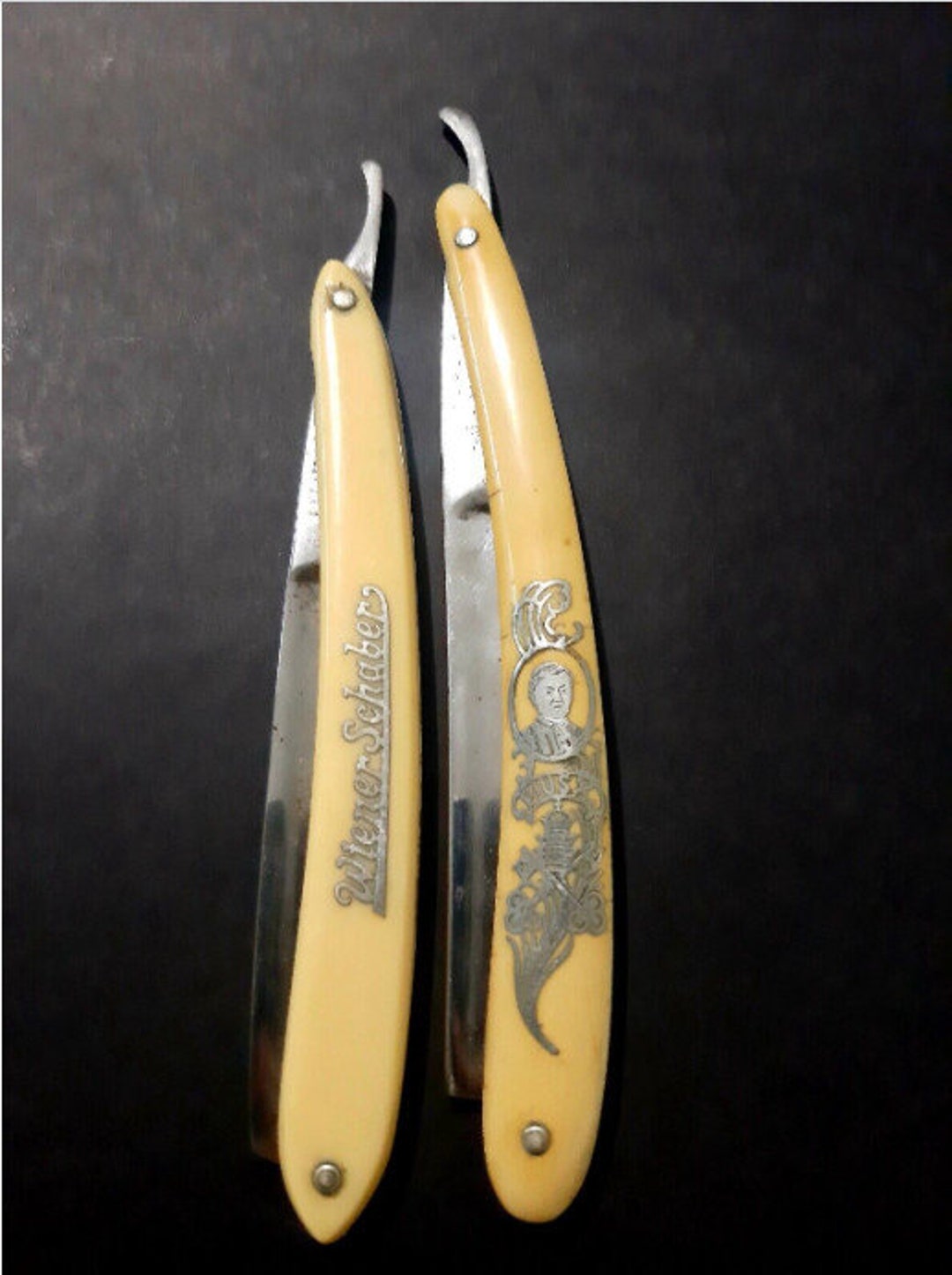 Two Straight Razors - Etsy Canada