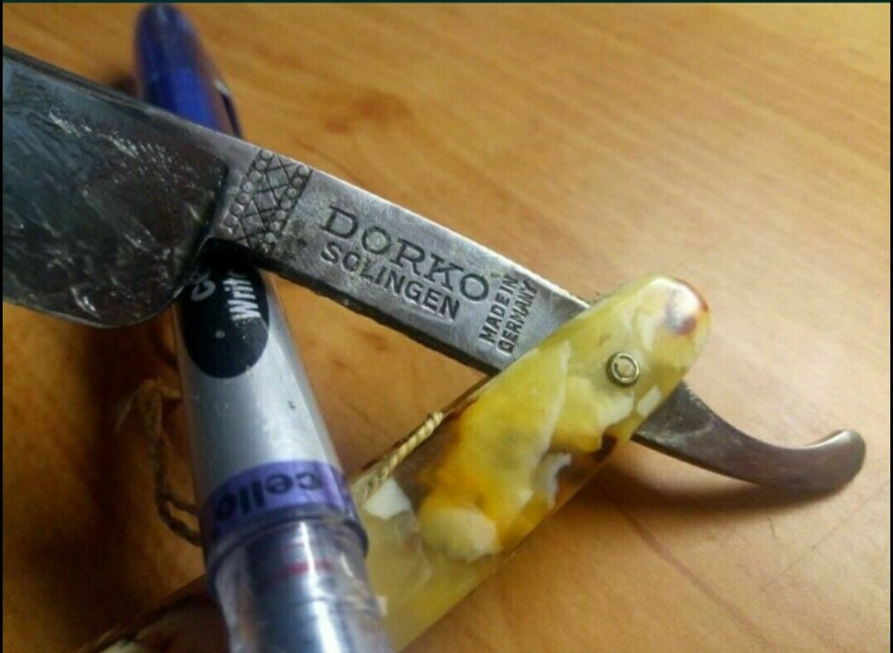 Straight Razor 1920s Vintage Dorko Solingen No. 856 Germany - Etsy