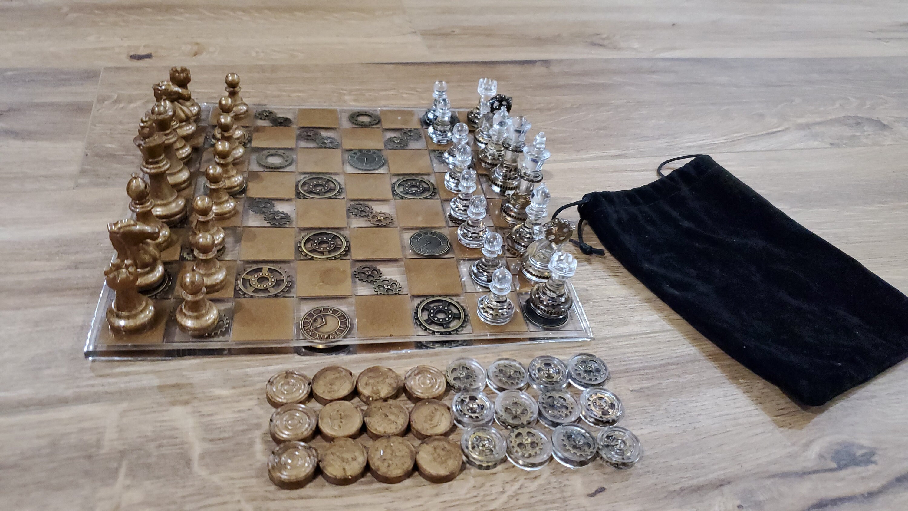 Steampunk Chess Set - Etsy