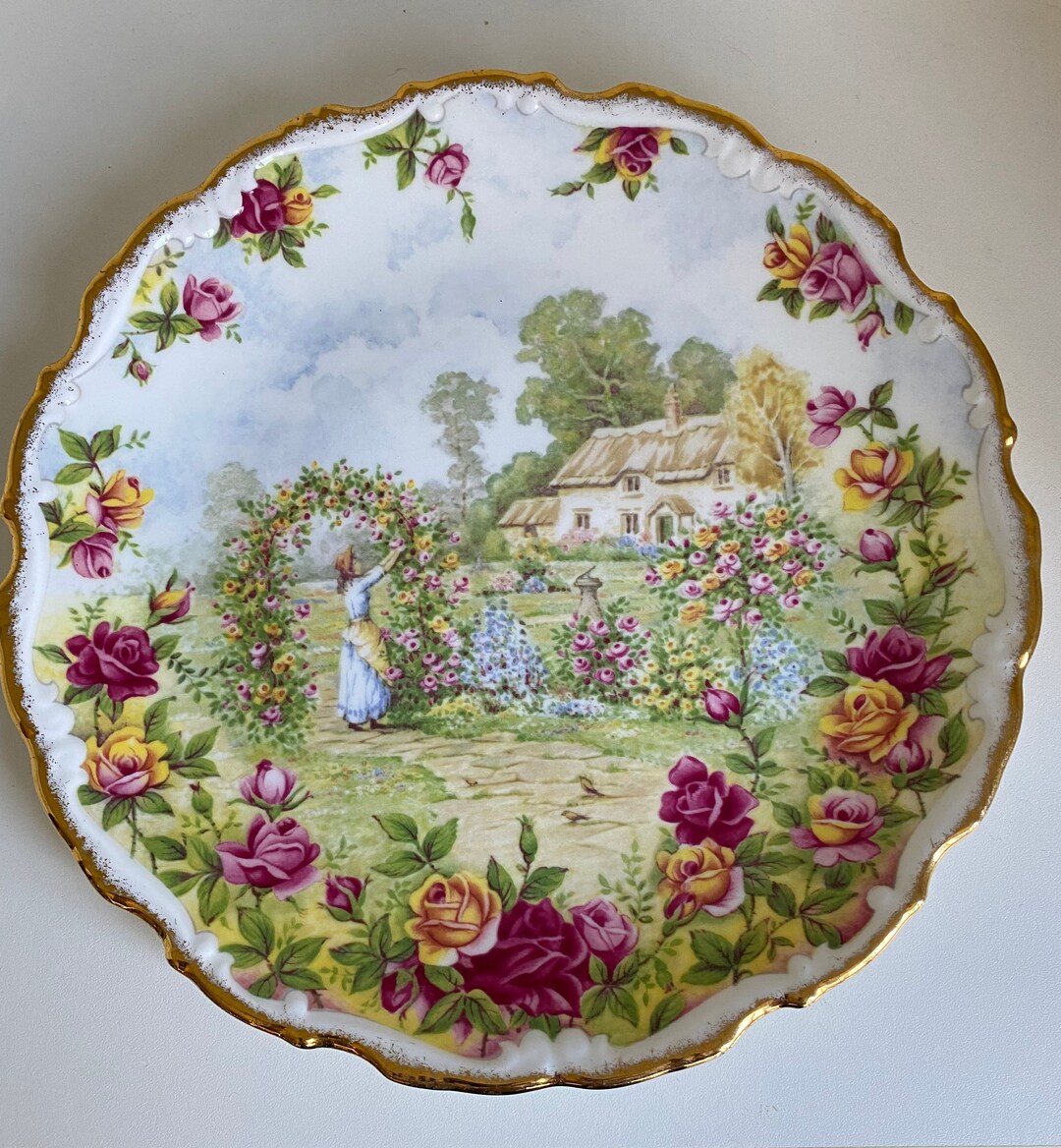 Royal Albert Celebration Plate - Etsy