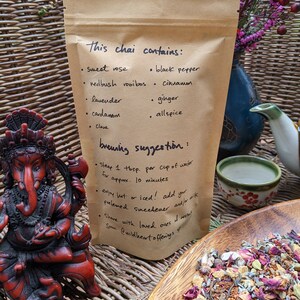 Rose Rani Chai : Floral Rooibos Loose Leaf Tea Blend - Etsy