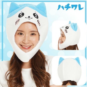 Ha How Are Chiikawa Cosplay Hat Fleece Costume Cat Cap Adult Size - Etsy