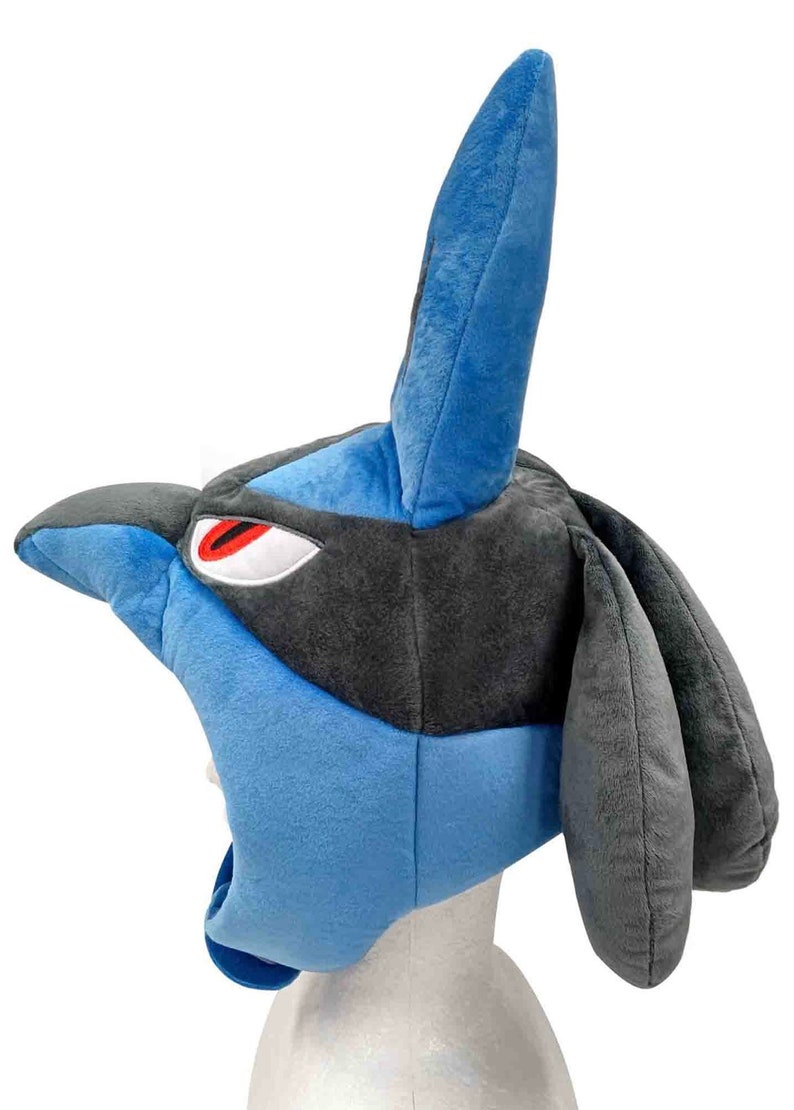 SAZAC Pokémon LUCARIO Cosplay Hat Fleece Costume Cap Adult Size - Etsy