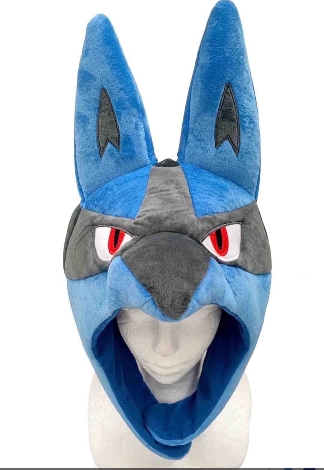 SAZAC Pokémon LUCARIO Cosplay Hat Fleece Costume Cap Adult - Etsy