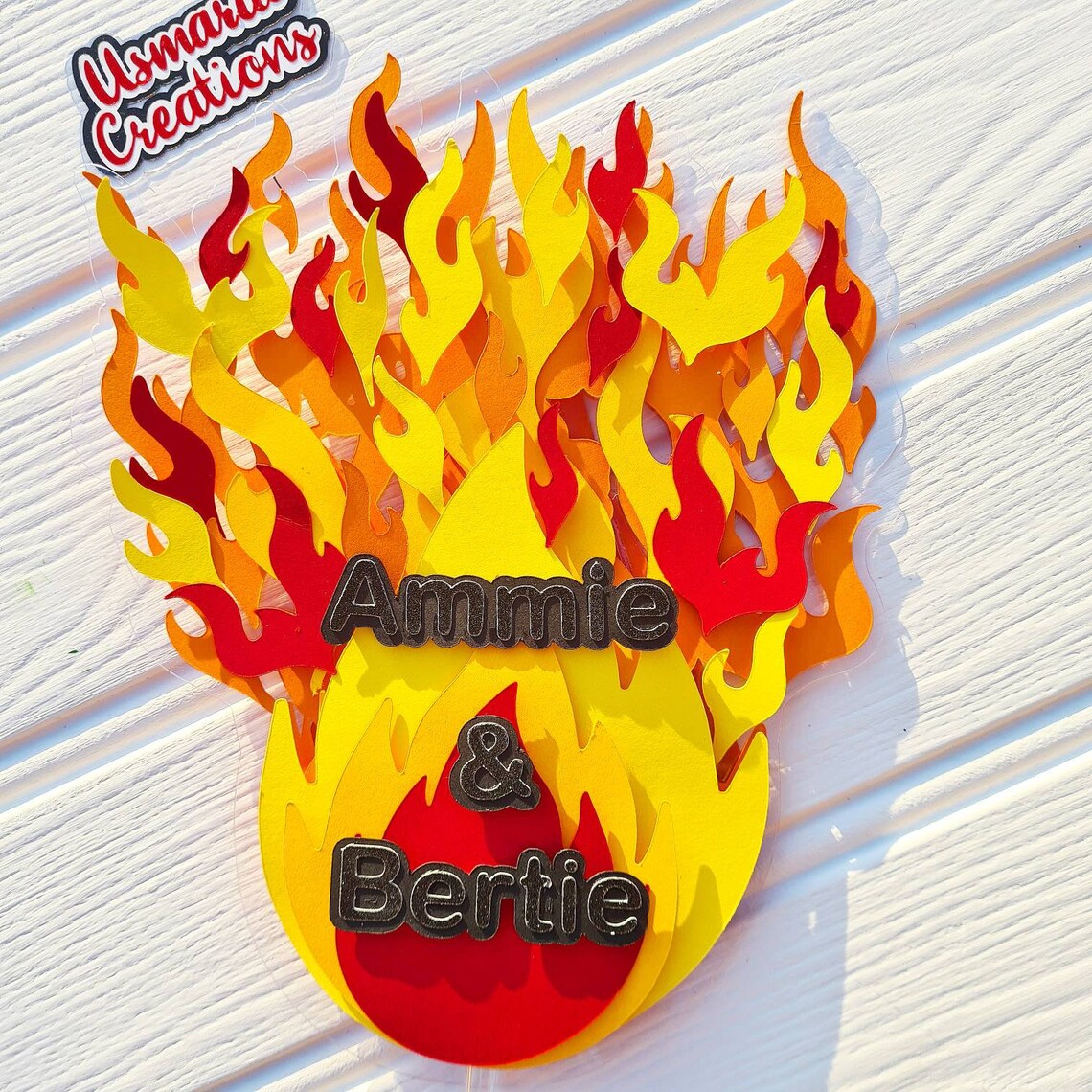 Flame Cake Topper Fire Cake Topper Flame Cake Topper - Etsy