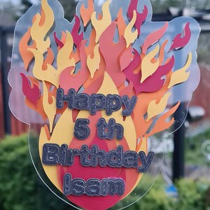 Flame Cake Topper Fire Cake Topper Flame Cake Topper Volcano Cake ...