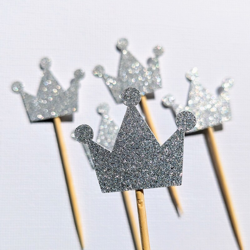 Crown Cupcake Topper - Etsy