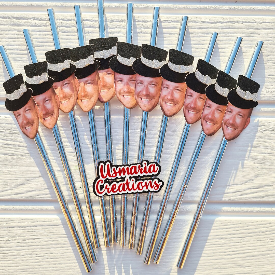 Groom Straws Groom Face Straws Face Straw Face Straws Stag Do Straws ...