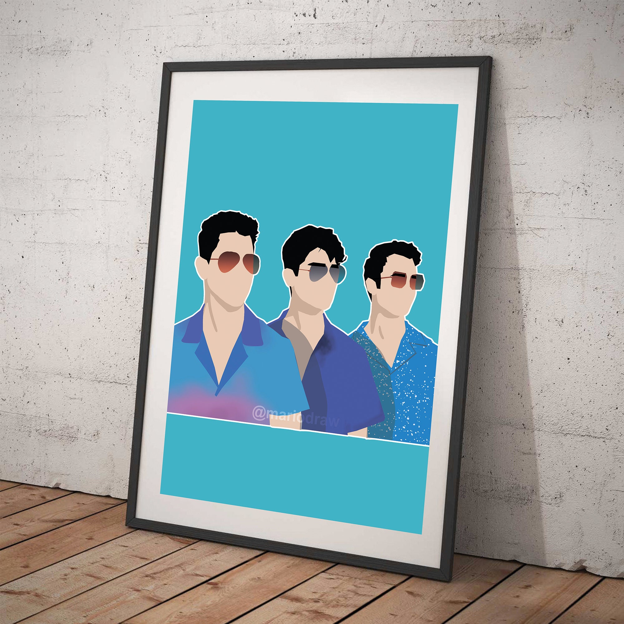 Poster Jonas Brothers - Etsy