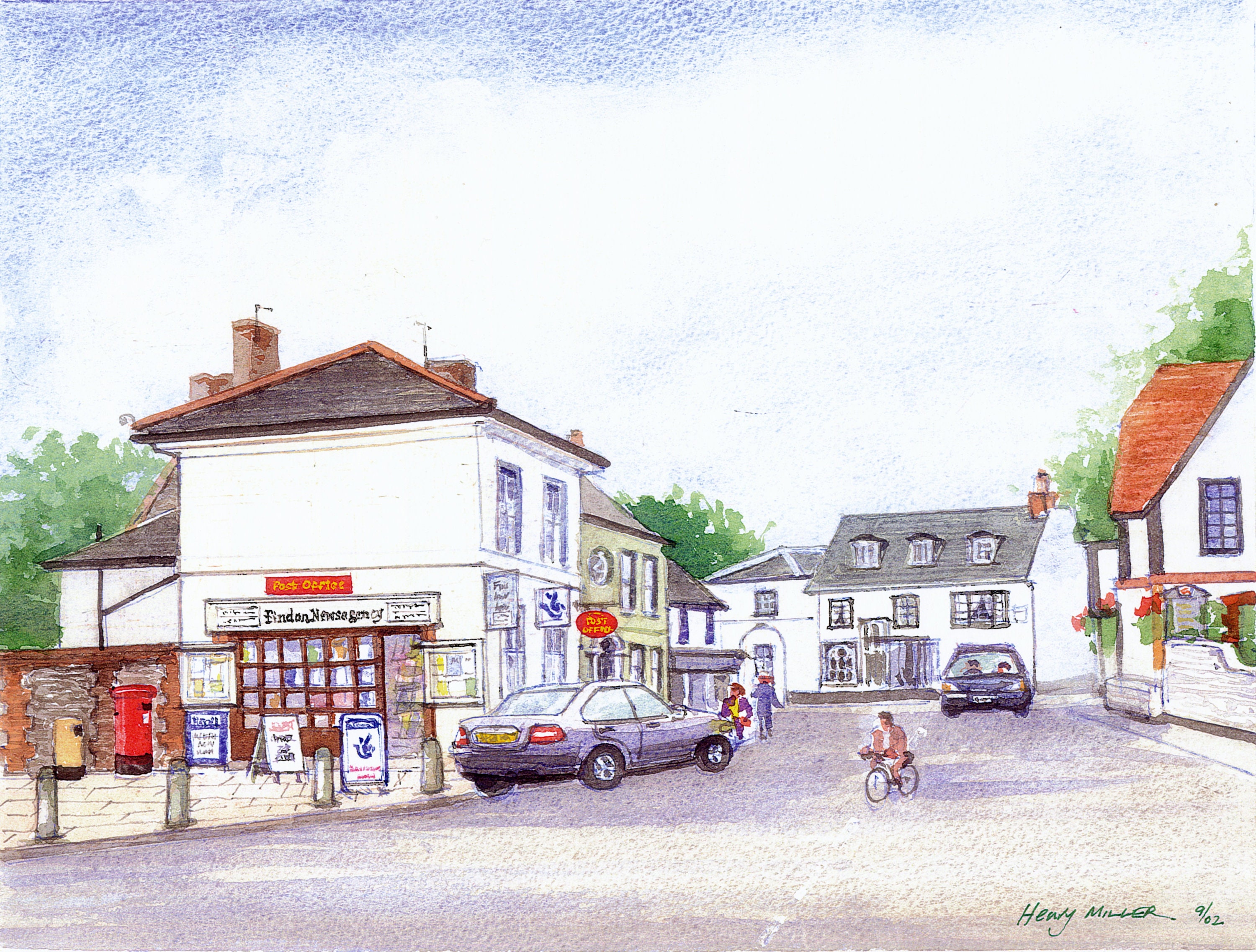 Findon Village Sussex Limited Edition Print Greeting Card - Etsy Canada