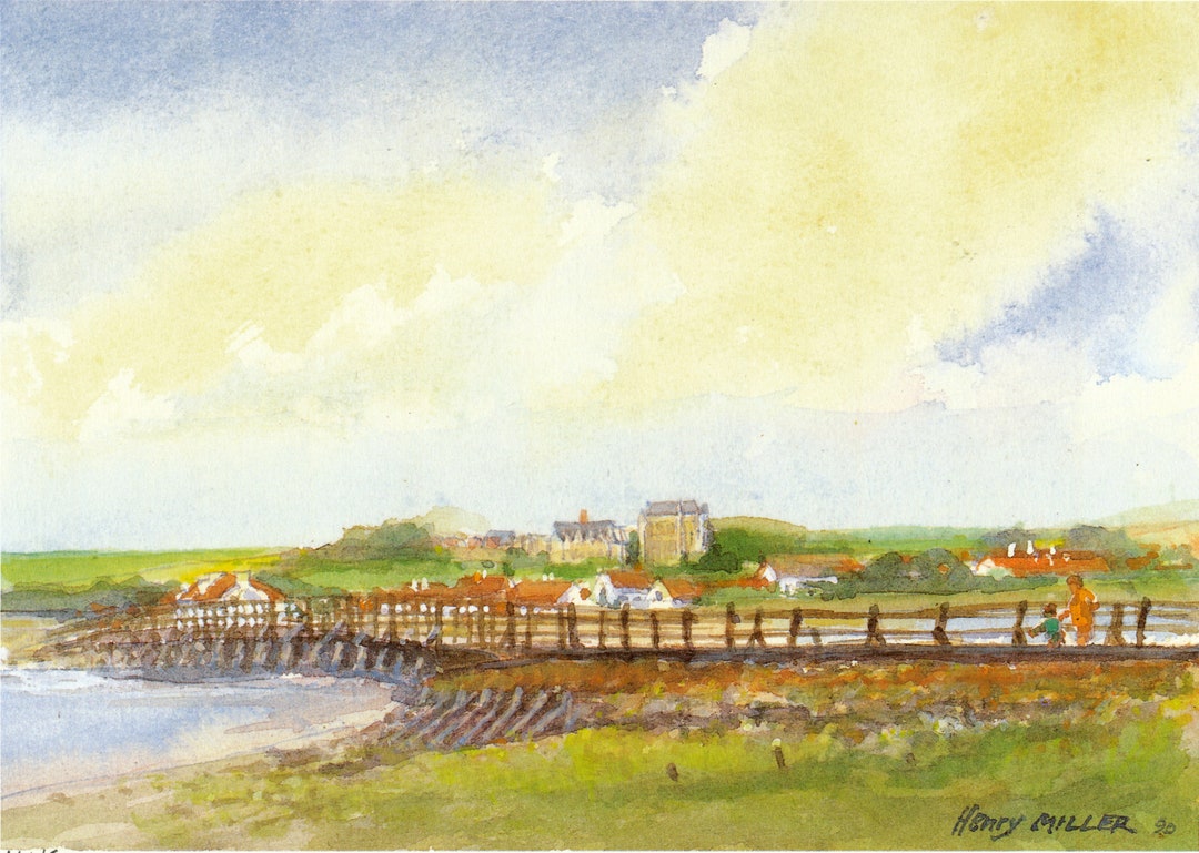 View to Lancing the Old Toll Bridge Shorehamsussex Limited - Etsy