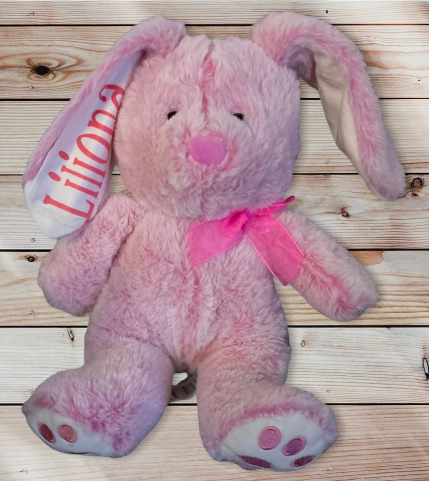 Personalized Plush Bunnies - Etsy
