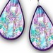 He is Risen Earring PNG, Easter Drop Earring PNG, Sublimation Design ...